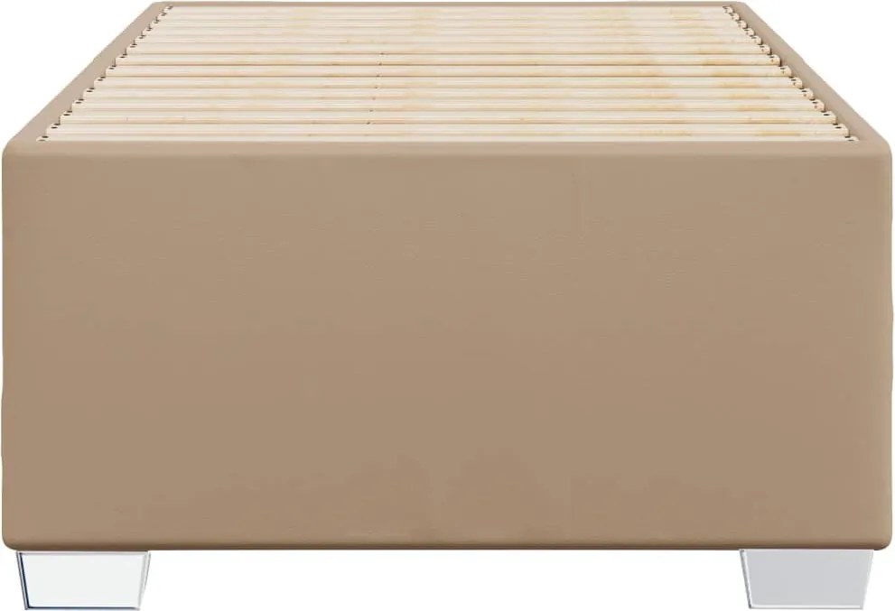 Rám postele cappuccino 90x200 cm umělá kůže 3284543