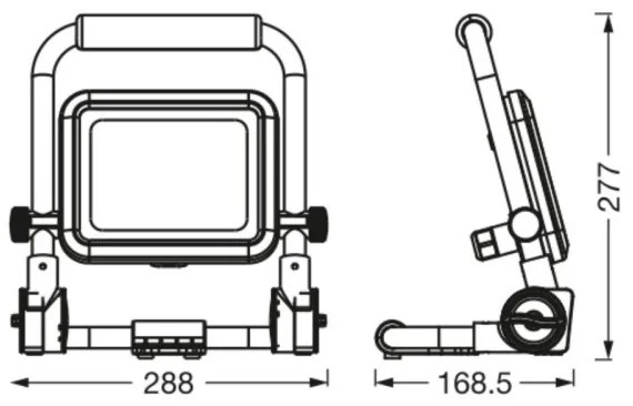 Ledvance - LED Reflektor WORKLIGHT R-STAND LED/30W/230V IP54