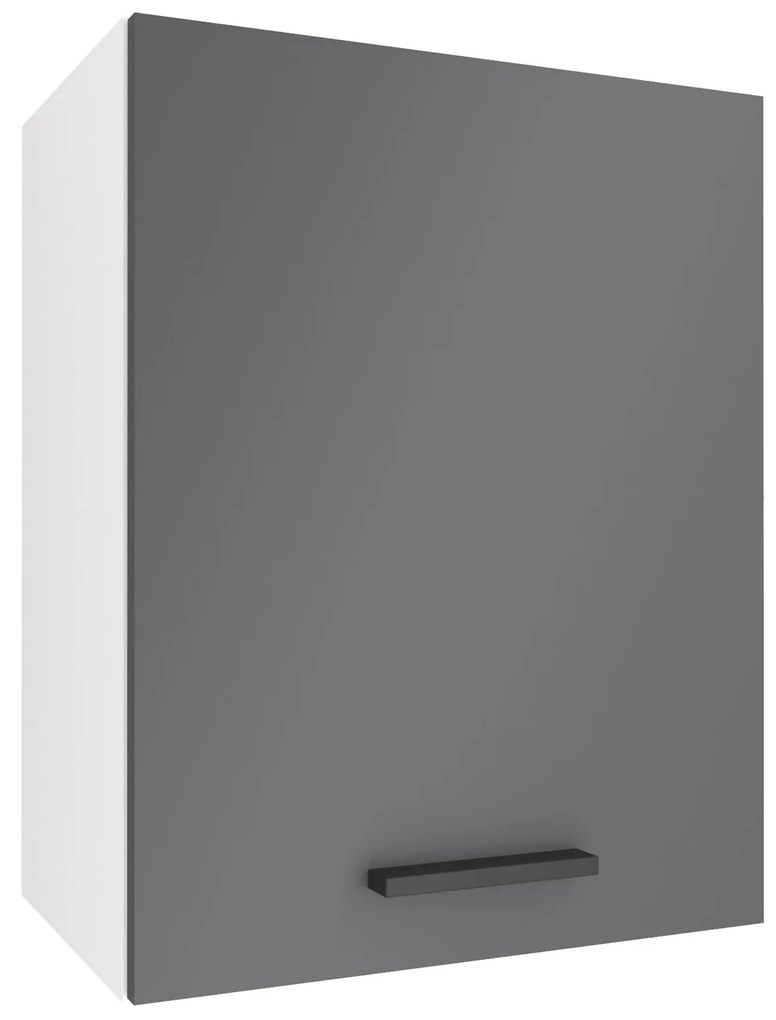 Kuchyňská skříňka Belini horní 45 cm šedý mat TOR SG45/1/WT/SR/0/B1