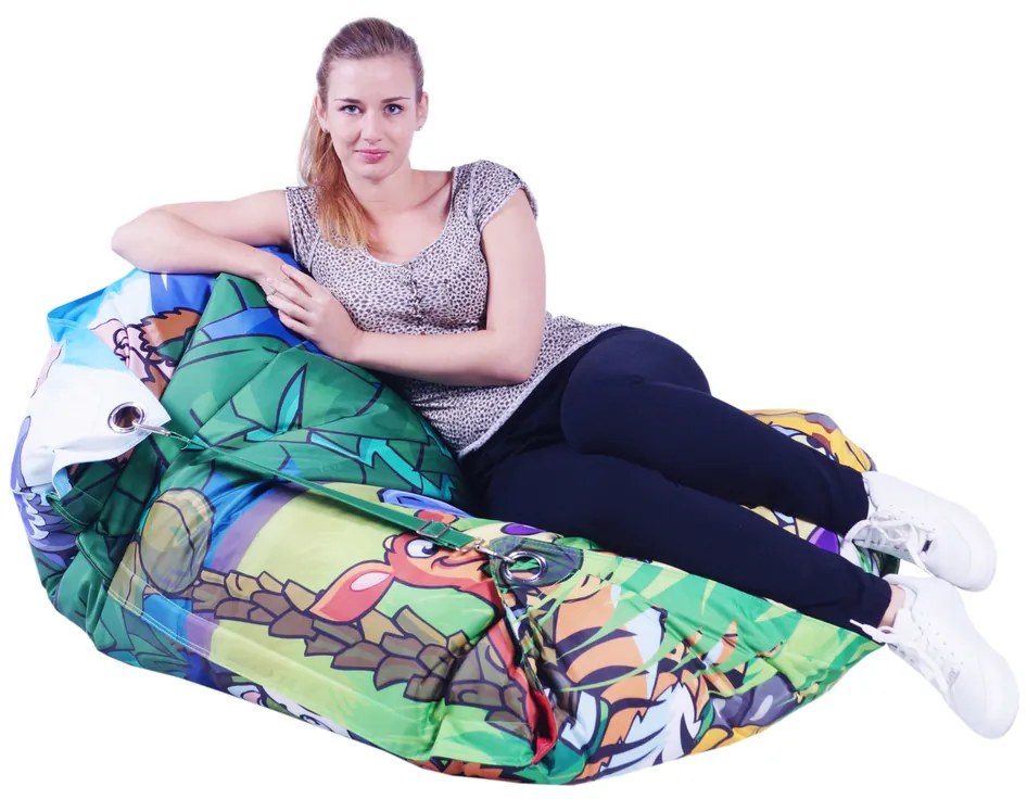 BeanBag Designový sedací vak 189x140 africa 2