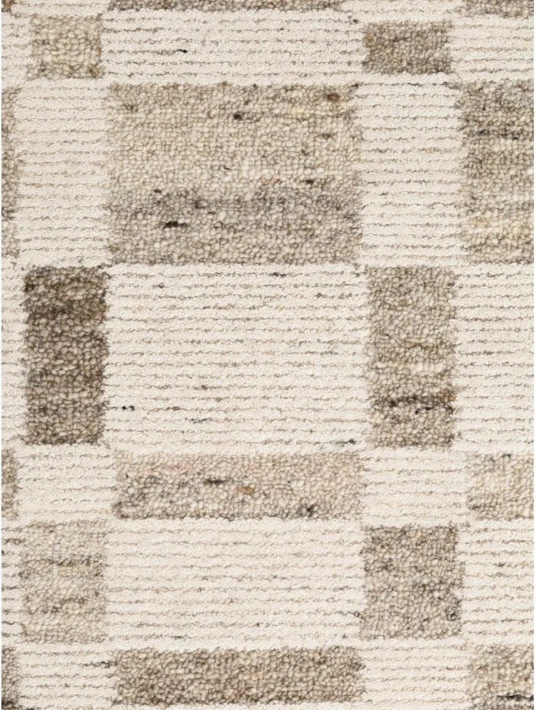 Krémový ručně tkaný vlněný koberec 120x180 cm Boho 1.0 Structa – Vikosa