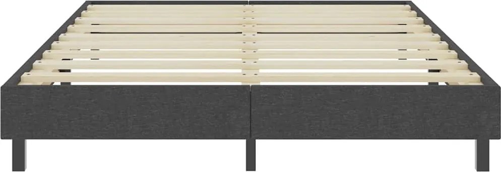 Postel boxspring šedá textil 180 x 200 cm 287458