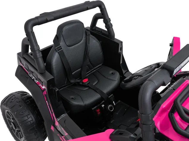 Elektrické terénní autíčko UTV LIFT růžové