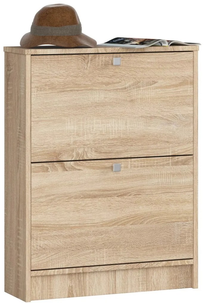 Ak furniture Botník Neroz 60 cm dub sonoma