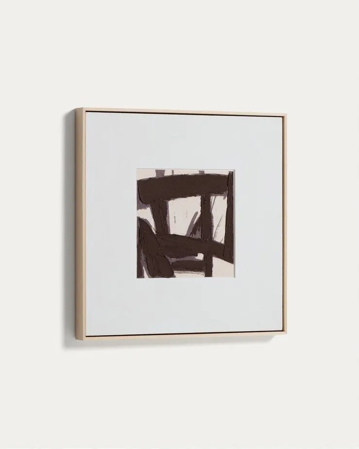Ručně malovaný obraz s rámem/na plátně 60x60 cm Arilan – Kave Home