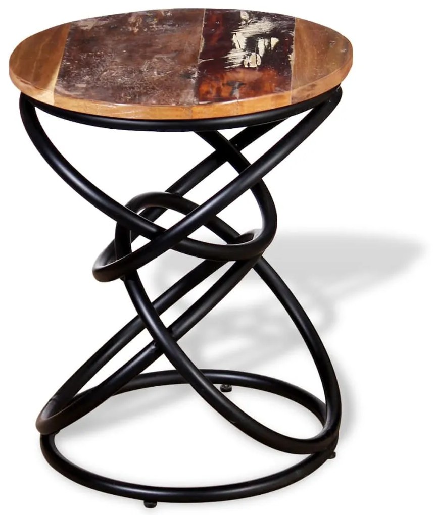 Odkládací stolek masivní recyklované dřevo - Default Title