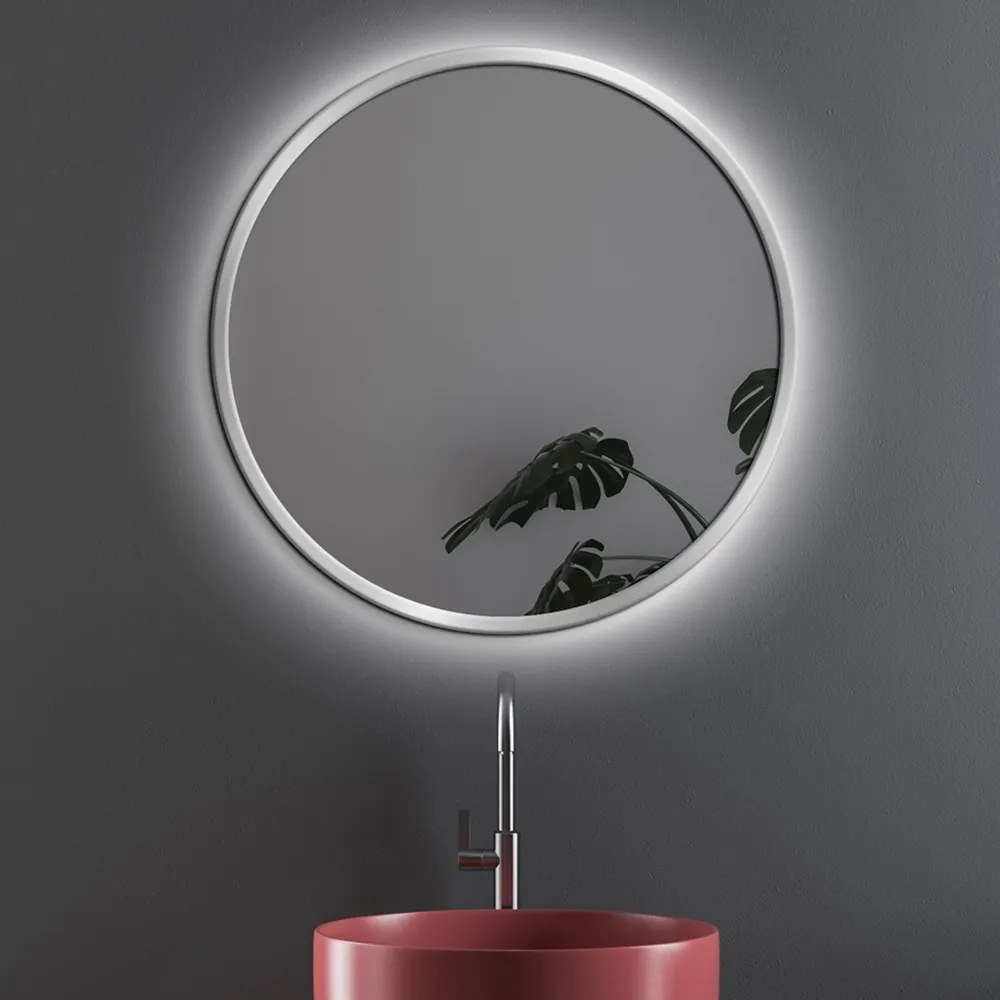 Zrcadlo Nordic Silver LED Rozměr: Ø 70 cm