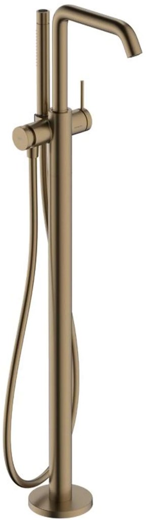 Hansgrohe Tecturis S - Vanová baterie do podlahy, kartáčovaný bronz 73440140
