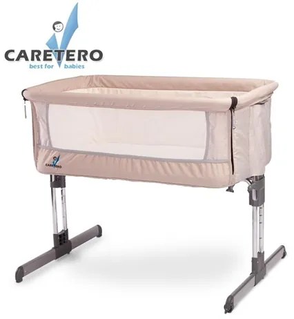 CARETERO | Caretero Sleep2gether | Dětská postýlka CARETERO Sleep2gether beige | Béžová |