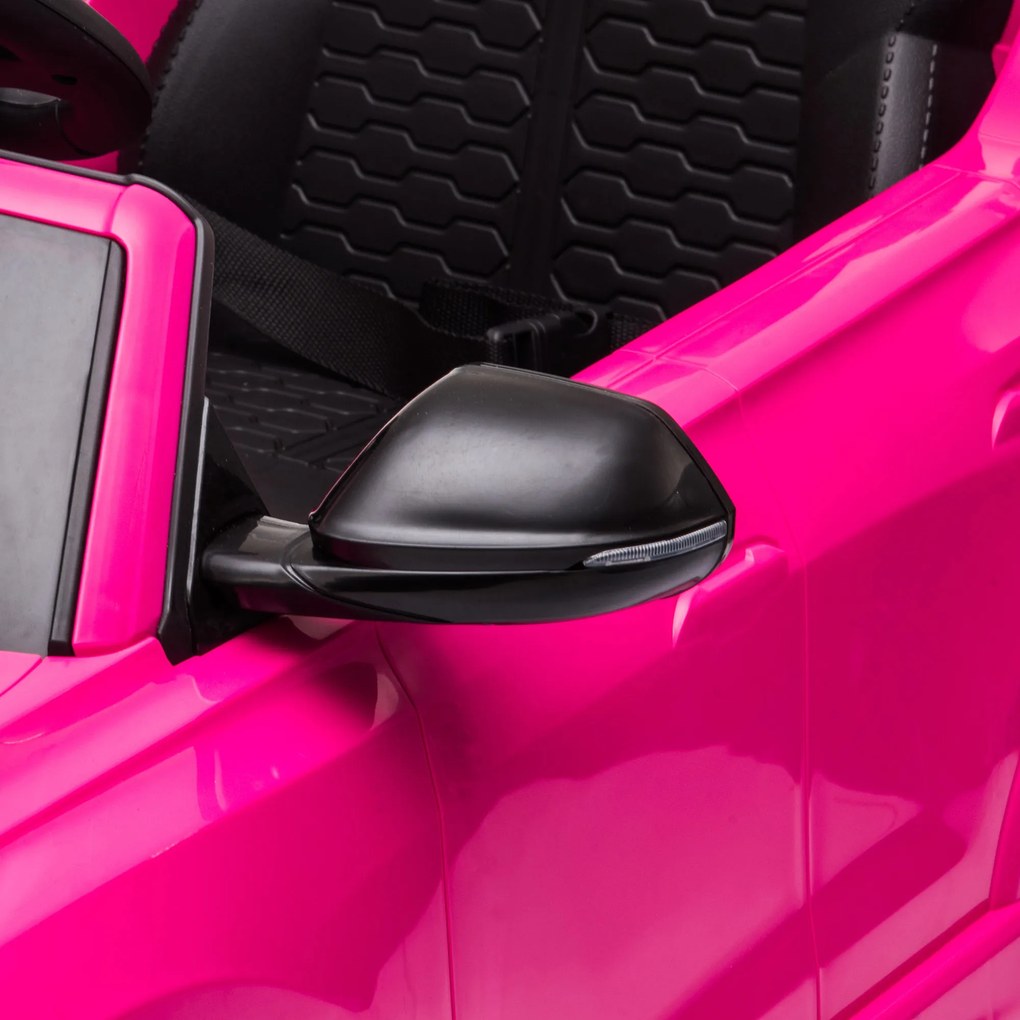 HOMCOM Dětské Elektrické Auto +3 roky Audi RS Q8 Licencované 6V Baterie 2 Motory Dálkové Ovládání MP3 Hudba Klakson Světla Max Rychlost 3km/h 101x62x…