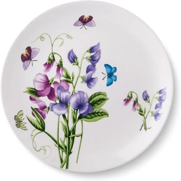 Sada 6 porcelánových talířů Violet, ⌀ 24 cm
