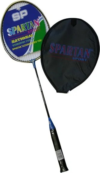 Badmintonová raketa Spartan Drop Shot červeno-bronzová
