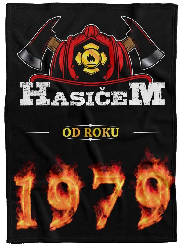 Deka Hasičem od roku (rok: 1979, Podšití beránkem: NE)