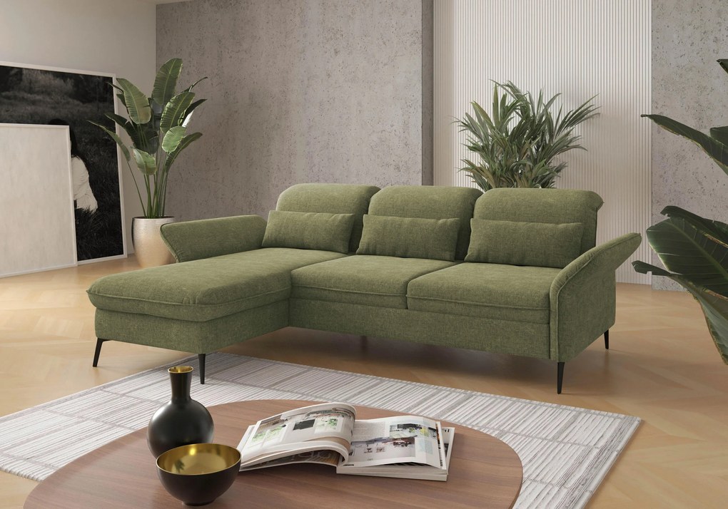 XXXLutz ROHOVÁ SEDAČKA, textil, světle zelená Sit & More - Sedací soupravy - 000144011886