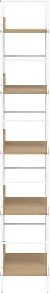 Knihovna s 5 policemi dub 60 x 27,6 x 158,5 cm kompozitní dřevo 288229