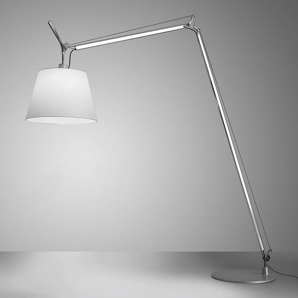 Artemide Tolomeo Maxi, designová stojací lampa se stmívačem, 1x21W LED E27, výška 250+156cm