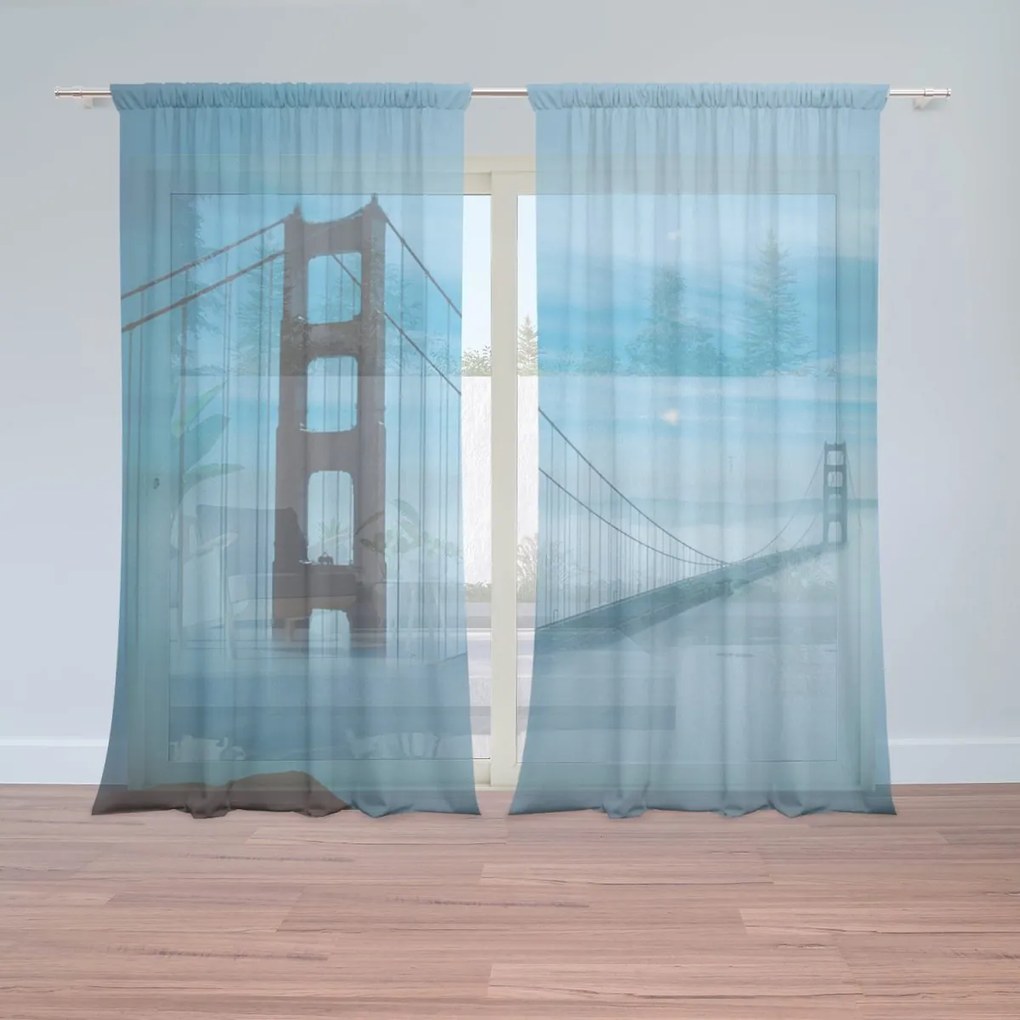 Sablio Záclony Golden Gate 3: 2ks 150x250cm