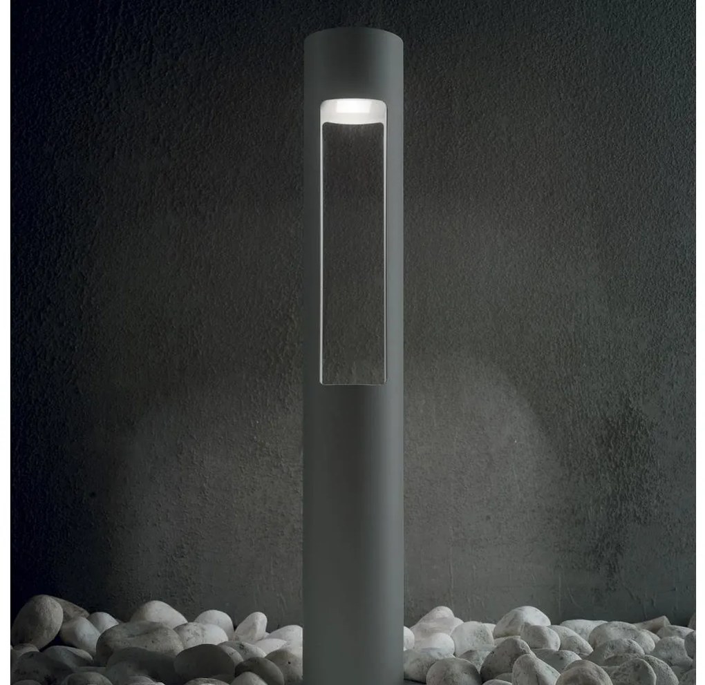 Ideal Lux - Venkovní lampa ACQUA 1xG9/15W/230V 60 cm IP44 antracit