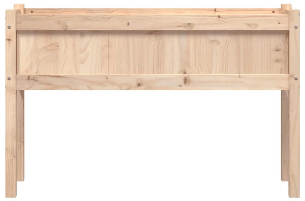 Zahradní truhlík s nohami 110 x 31 x 70 cm masivní borové dřevo,  837564