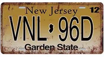 Cedule značka New Jersey
