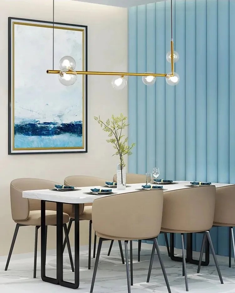Toolight - Závěsné svítidlo 6xG9 25W APP690-6CP, zlatá, OSW-05470