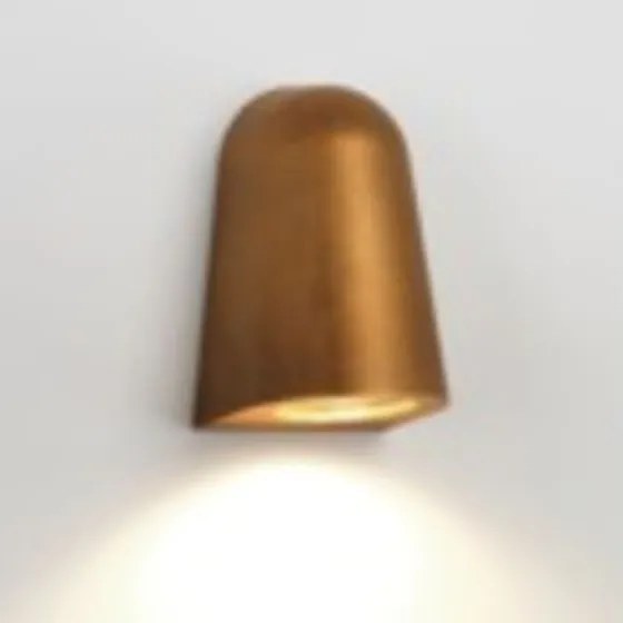 AST 1317003 Nástěnné venkovní svítidlo Mast 6W GU10 staromosaz IP65 - ASTRO Lighting