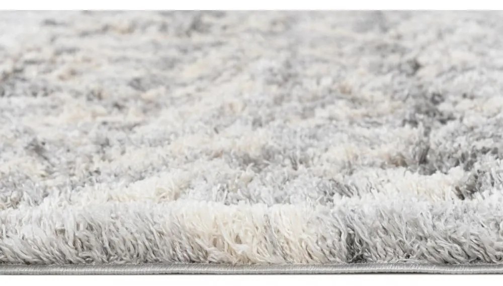 Kusový koberec shaggy Apache světle šedý 80x150cm