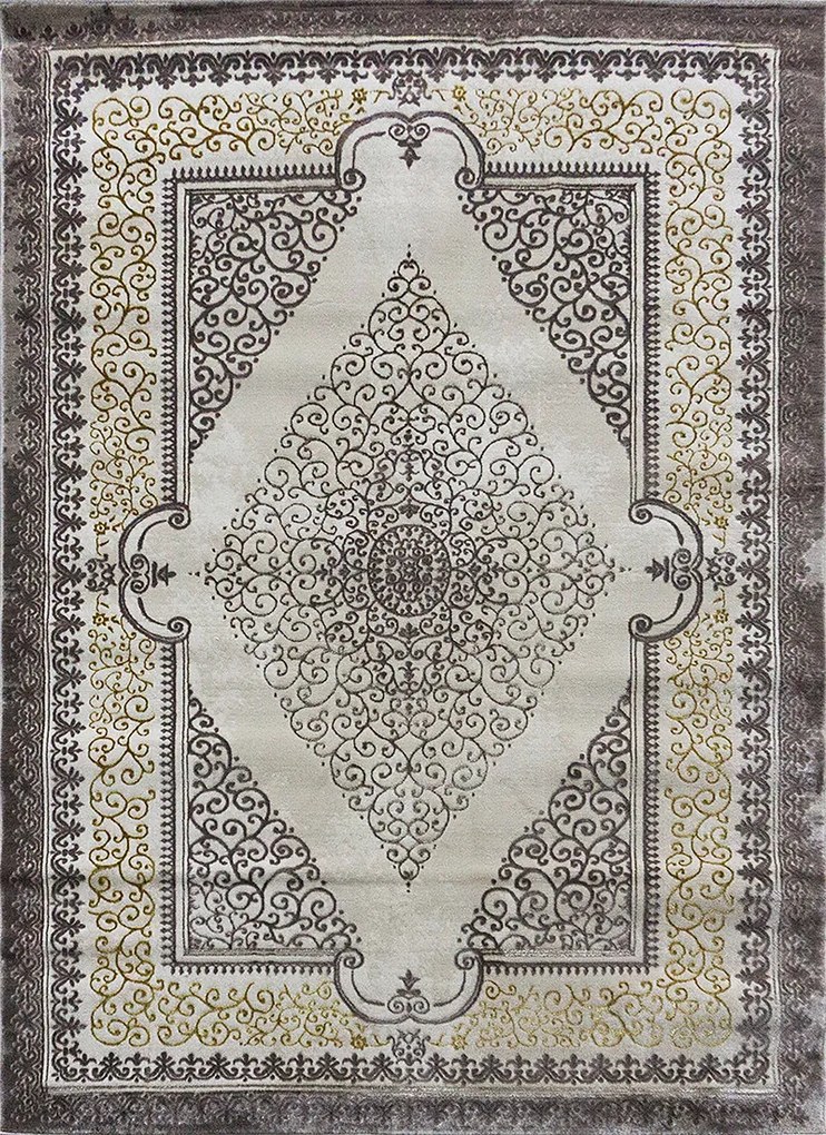 BE Koberec Elite 8755 BEIGE - béžový obdélníkový Rozměr: 140x190 cm