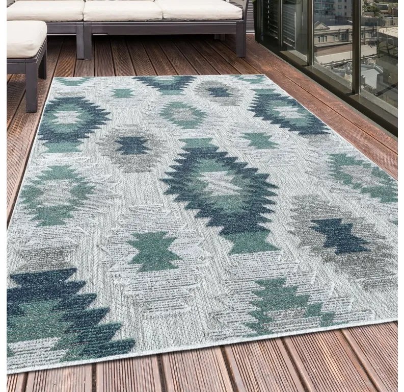 Ayyildiz Kusový koberec BAHAMA 5153, Modrá Rozměr koberce: 160 x 230 cm
