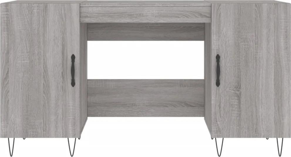 vidaXL Psací stůl 140 x 50 x 75 cm kompozitní dřevo [829546] Barva: bílá s vysokým leskem