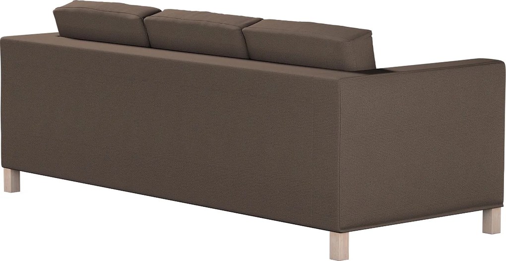 Potah na pohovku IKEA Karlanda 3-místná nerozkládací, krátký barva hnědá látka pletený vzor