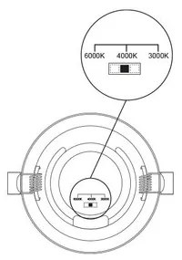 Panlux PN22400003 Podhledové LED svítidlo Downlight CCT Round bílá, 18 W