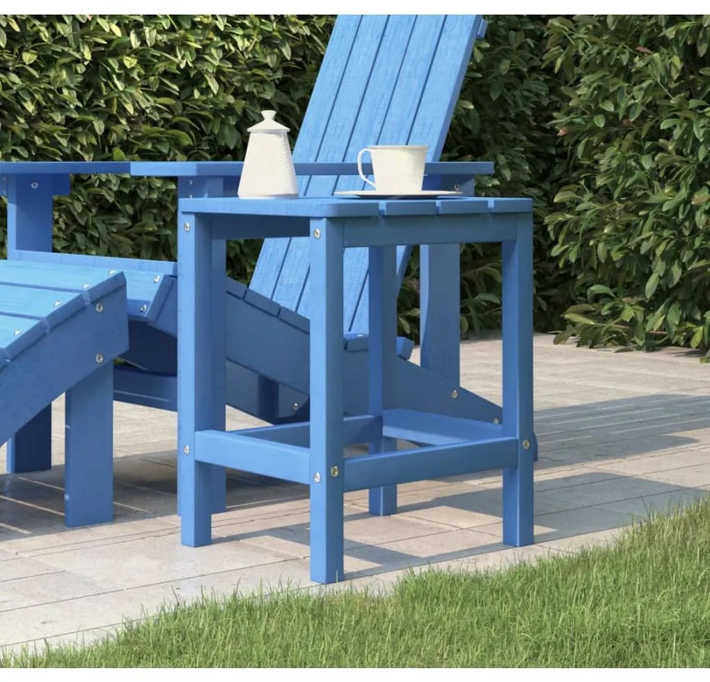 Zahradní stolek Adirondack akvamarínový 38 x 38 x 46 cm HDPE 318644
