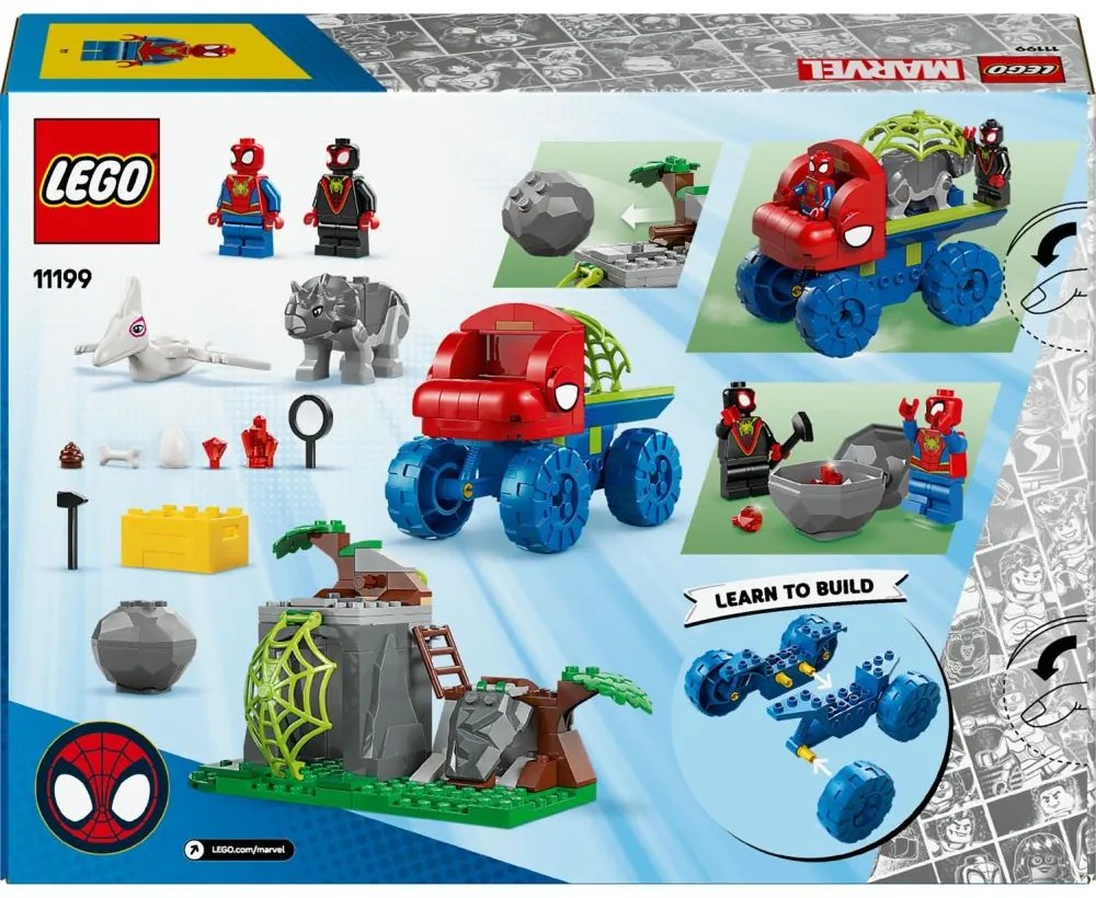 LEGO® Marvel Spidey 11199 Spideyho tým a záchrana dinosaurů s truckem