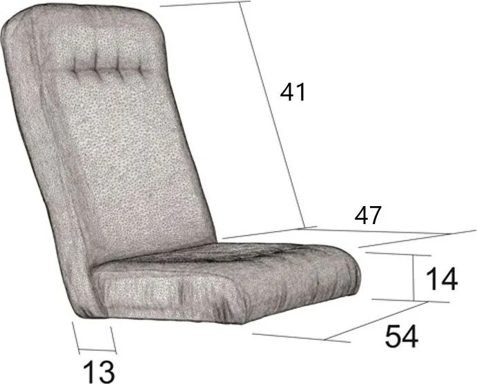 Bradop Dvoumístné křeslo Rafael R72, pevné | Provedení: H - Hnědá,Látka: 161 - Diosa-161