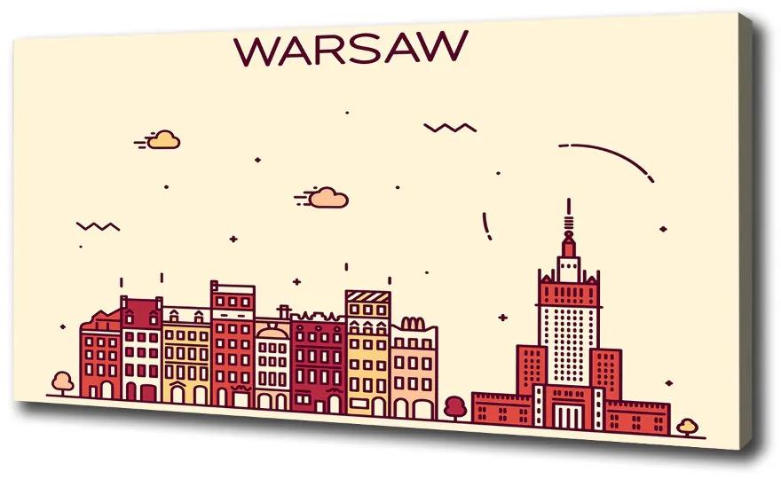 Wallmuralia Foto obraz na plátně Varšava Polsko 100x50