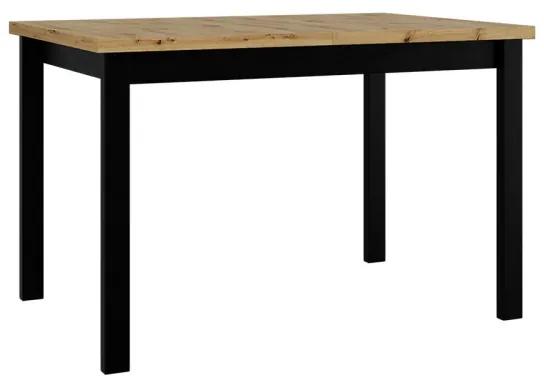 Rozkládací stůl Diesel 80 x 120/150 I, Barva dřeva: dub grandson - L, Barvy nožiček: černá