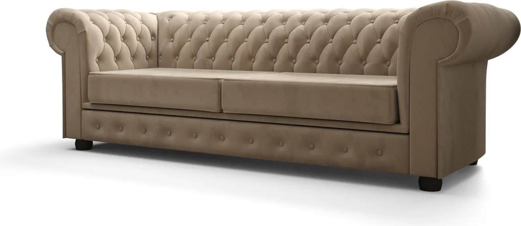 GRAND Pohovka LUXURY, dvojsedák Barva: VELVET 15, Rozkládání do lůžka: Ne