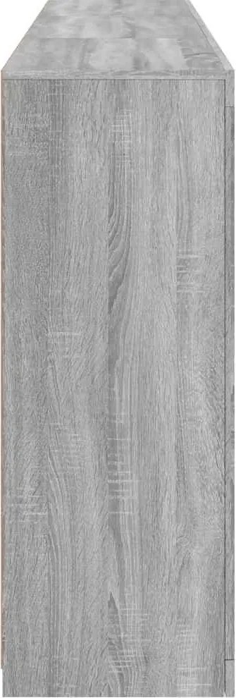 Příborník s LED osvětlením šedý sonoma 181,5 x 37 x 100 cm 3209154