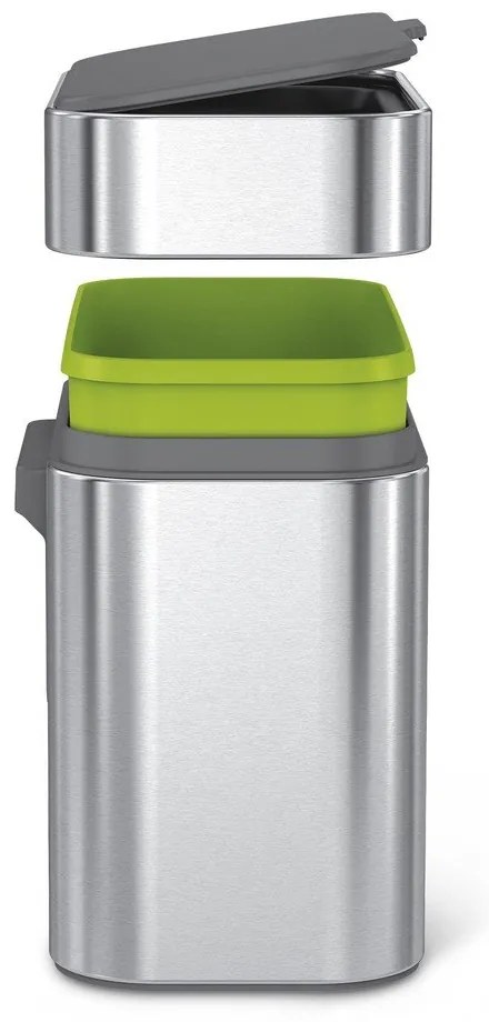 Šedá nádoba na kompostovatelný odpad 4 l - simplehuman