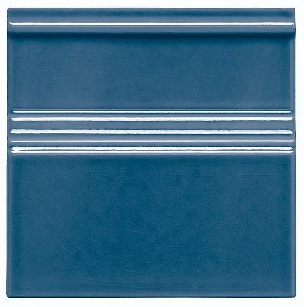 Adex MODERNISTA Rodápie Clasico C/C Azul Oscuro 15x15 - ADMO5206