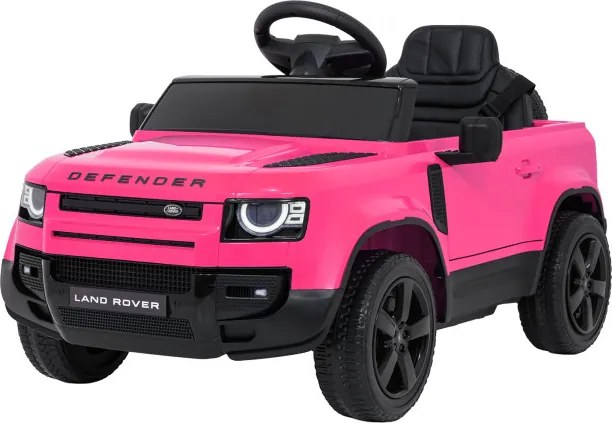 Elektrické autíčko Land Rover Defender růžové