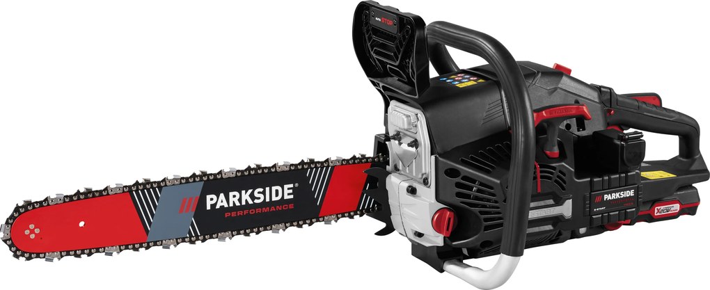Parkside Performance® Benzínová řetězová pila s elektrickým startováním Ppbks 56 C3