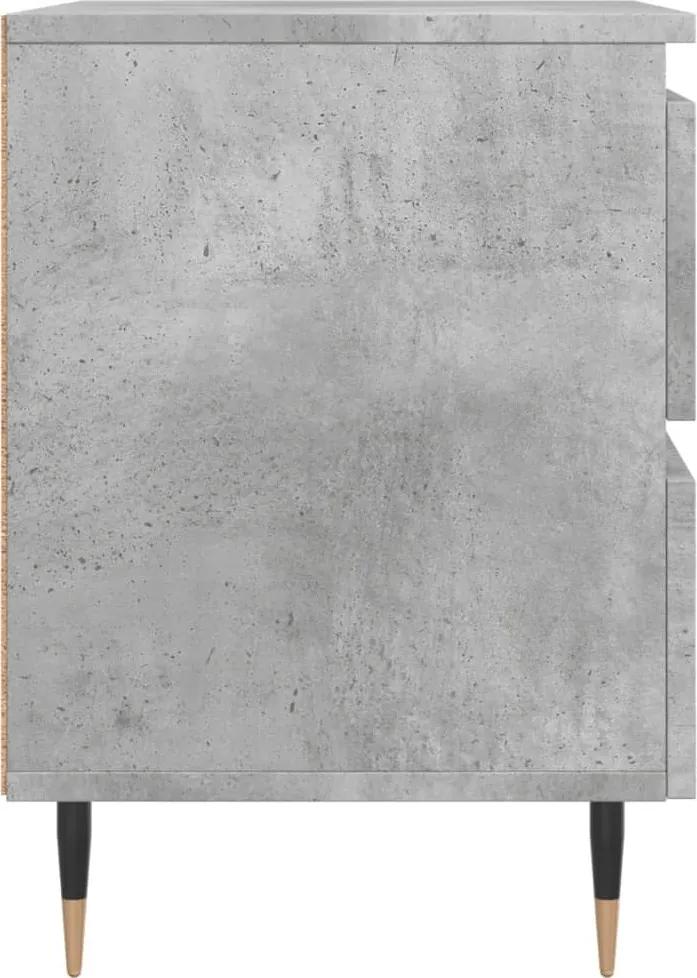 vidaXL Noční stolek 40x35x50 cm kompozitní dřevo [826868] Barva: hnědý dub