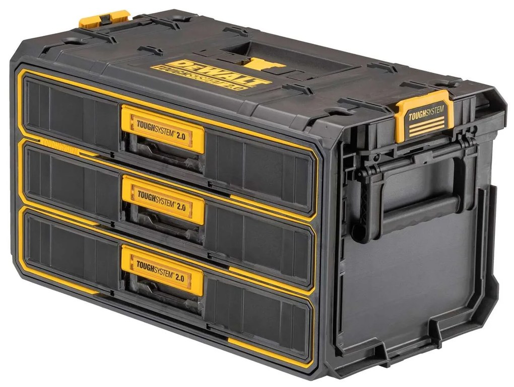 DeWALT Příslušenství - Kufr na nářadí Tough System 2.0, 3 šuplíky DWST08330-1