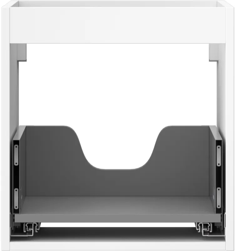 Mexen Box-A, závěsná skříňka 45 cm, 1 zásuvka, bílá matná, 91AX0-0450-470-1-01