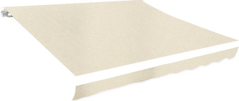 Náhradní plachta na markýzu krémová 600 x 300 cm polyesterová 141015