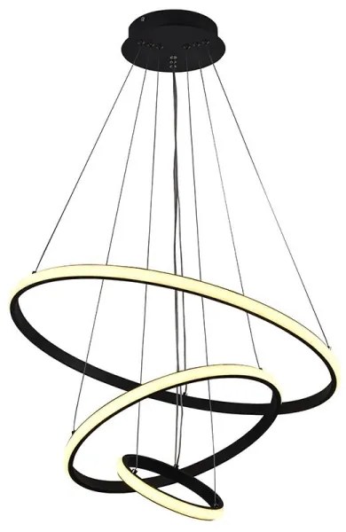 Brilagi - LED Stmívatelný lustr na lanku CIRCLE LED/90W/230V 3000-6500K + DO
