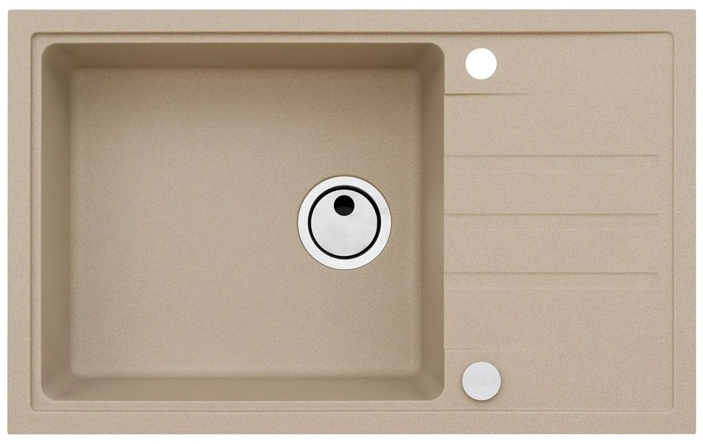 Alveus Intermezzo - Granitový dřez 78x48 cm, beige 1117048