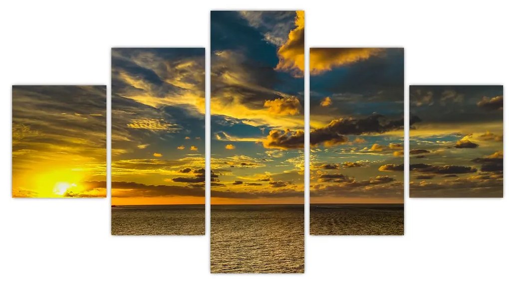 Západ slunce na moři (125x70 cm)